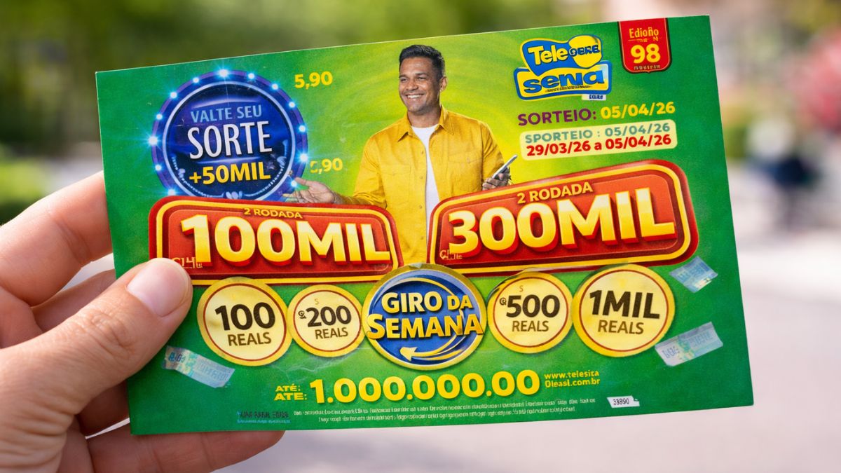 Tele Sena Semanal Edição 98: Ganhe até R$ 300 Mil Hoje!